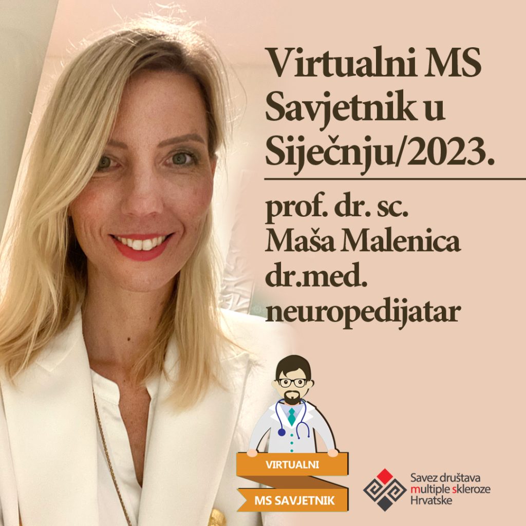 Virtualna MS Savjetnica u siječnju: prof.dr.sc. Maša Malenica dr. med ...